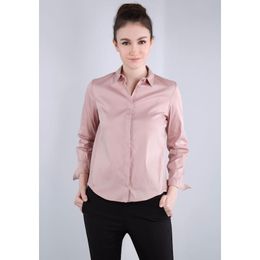 Imperial Damen Imperial Klassische Bluse &raquo;IMP-C ED4BBE&laquo; glockenf&ouml;rmige Form mit Bogensaum rosa M (38)