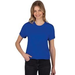 TRIGEMA Damen T-Shirt &raquo;TRIGEMA T-Shirt aus 100% Baumwolle&laquo; 1 Stk. blau XXL