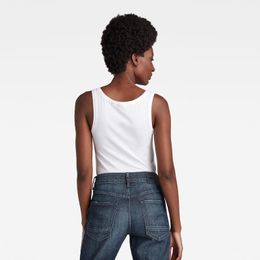 G-Star Raw G-Star Damen G-STAR Tanktop mit dezenter Stickerei wei&szlig; S (36)