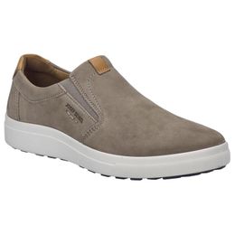 Josef Seibel Herren Slip-On Sneaker &raquo;Maddox 06&laquo; , Slipper, Freizeitschuh, Schlupfschuh mit Gummizug beige 40