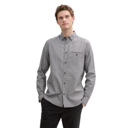 Tom Tailor Herren Tom Tailor Langarmhemd mit Struktur XL, N-Gr