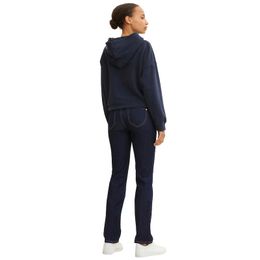 Tom Tailor Damen Tom Tailor Gerade Jeans &raquo;Alexa Straight&laquo; mit Kontrastn&auml;hten blau 29, L&auml;nge 32