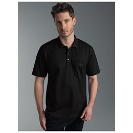 TRIGEMA Herren Poloshirt &raquo;TRIGEMA Poloshirt aus Single-Jersey&laquo; 1 Stk. schwarz M