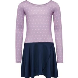 Hummel Sportkleid M&auml;dchen Gr&ouml;&szlig;e 104 navy / lavendel