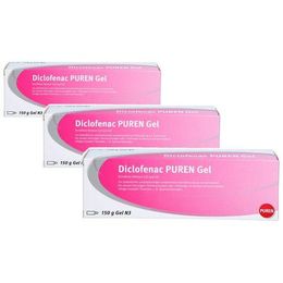 Diclofenac Puren Gel 3x150 g