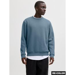 Jack & Jones Jack & Jones Herren Sweatshirt &raquo;JJEBRADLEY mit Rippb&uuml;ndchen f&uuml;r Alltag und Freizeit&laquo;, Materialmix, relaxed fit XL