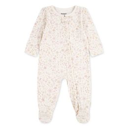 Huggies Babywear Jungen HUGGIES babywear Strampler &raquo;HUGG FOOTED COVERALL&laquo; Verdeckter Rei&szlig;verschluss mit Kinnschutz und floralem Muster rosa 3 (68), N-