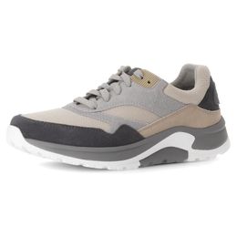 Rollingsoft Herren rollingsoft Keilsneaker , Freizeitschuh, Halbschuh, Schn&uuml;rschuh mit Wechselfu&szlig;bett, Weite G grau 12 (47)