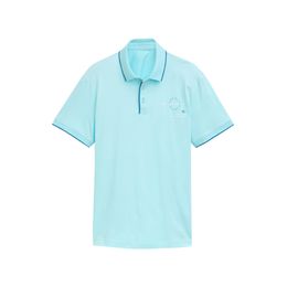 Tom Tailor Poloshirt Herren Gr&ouml;&szlig;e XL t&uuml;rkis / petrol / wei&szlig;
