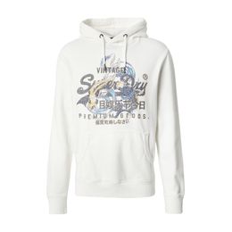 Superdry & Co Sweatshirt 'TOKYO' Herren Gr&ouml;&szlig;e XL goldgelb / hellgrau / petrol / schwarz