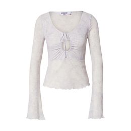 SHYX Shirt 'Heather' Damen Gr&ouml;&szlig;e L pastelllila / wei&szlig;