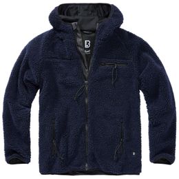 Brandit Teddyfleece Worker Jacket navy, Gr&ouml;&szlig;e M