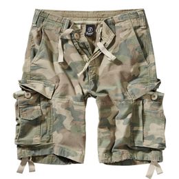 Brandit Basic Vintage Shorts Cargo light woodland, Gr&ouml;&szlig;e XL