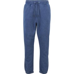 Jogginghose DEF "DEF DEF Jordy Sweatpants", Herren, Gr. S, US-Gr&ouml;&szlig;en, blau washed, 100% Baumwolle, unifarben, normal, Hosen Jogginghose