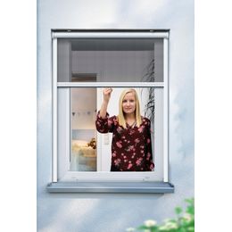 Insektenschutzrollo Schellenberg "f&uuml;r Fenster, Fiberglas Fliegengitter mit Aluminium Rahmen", wei&szlig;, B:130cm H:160cm, Fiberglas, Rollos, in verschiedenen Farben und Gr&ouml;&szlig;en erh&auml;ltlich