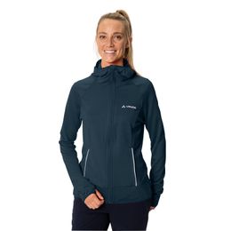 Fleecejacke Vaude "WOMEN'S TEKOA FLEECE JACKET II", Damen, Gr. 40, schwarz sea, Obermaterial: 97% Polyester, 3% Elasthan, Basic, ohne Ausschnitt, elastischer Bund, Jacken Fleecejacke, sportlicher Stil, mit Kapuze und hochschlie&szlig;endem Kragen