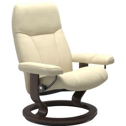Relaxsessel stressless "Consul", beige (vanilla paloma), B:85cm H:100cm T:77cm, Leder BATICK: BATICK ist ein leicht korrigiertes, durchgef&auml;rbtes und genarbtes M&ouml;belleder, bei dem die meisten Unebenheiten und Spuren in der Regel entfernt wurden.;Leder PALOMA: PALOMA ist ein durchgef&auml;rbtes Semianilin-M&ouml;belleder mit nat&uuml;rlicher Narbung.;ROHLEDER Stoff Q2 FARON: Ein fester zuverl&auml;ssiger Boucl&eacute; mit ein
