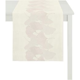 Tischl&auml;ufer Apelt "2900 Loft Style", beige (creme, beige), B:48cm L:140cm, Polyester, Viskose, Tischdecken