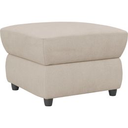 Hocker Home Affaire "Boston", beige, B:68cm H:45cm T:68cm, 100% Polyester, Hocker, Hocker, mit Stauraum