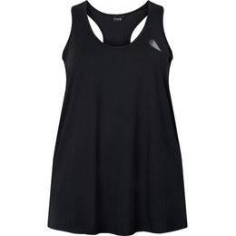 Active By Zizzi Top Damen Gr&ouml;&szlig;e 9XL/10XL hellgrau / schwarz