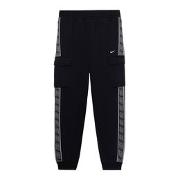 Nike Sportswear Hose 'CLUB+' Jungen Gr&ouml;&szlig;e 128/138 schwarz / wei&szlig;