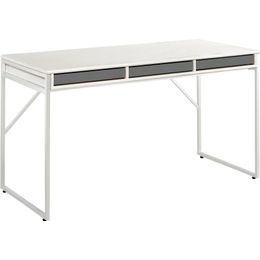 Schreibtisch HAMMEL FURNITURE "Mistral B&uuml;rotisch, Arbeitstisch, Tisch, Computertisch", grau (graphit), B:137,4cm H:75cm T:60cm, Tische, Schreibtisch, mit Gestell, B: 137,4 cm, Designm&ouml;bel