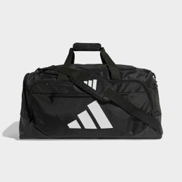 Sporttasche adidas Performance "TRAINING DEFENDER DUFFELBAG MITTELGROSS", schwarz, wei&szlig;, Obermaterial: 100% Polyester, Taschen Sporttasche