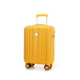 Wittchen Cabin case and cosmetic case in embossed in Yellow | Gr.: onesize