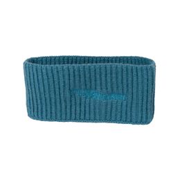 styleBREAKER Strick Stirnband mit Logo in Blau | Gr.: onesize