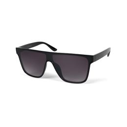 styleBREAKER Shield Sonnenbrille in Schwarz / Grau Verlauf | Gr.: onesize