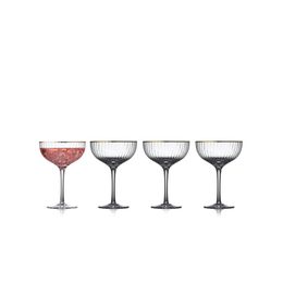 Lyngby Glas Cocktailglas Palermo Gold in Klar | Gr.: onesize
