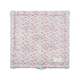 GreenGate Sitzkissen Box Kissen LOUISA Wei&szlig; mit Blumen Muster 50x50 | Gr.: onesize