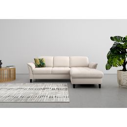 Sit & More Ecksofa SIT & MORE "Maggiore L-Form", grau (elefant), B:258cm H:88cm T:173cm, 95% Polyester, 5% Polyamid, Sofas, Ecksofa, wahlweise mit Kopfteilverstellung, Bettfunktion und Bettkasten