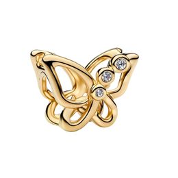 Pandora Charm Schmetterling Goldfarben | Gr.: onesize
