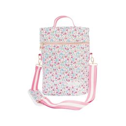 GreenGate Weink&uuml;hler K&uuml;hltasche LOUISA Wei&szlig; mit Blumen Muster 34x13 cm | Gr.: onesize
