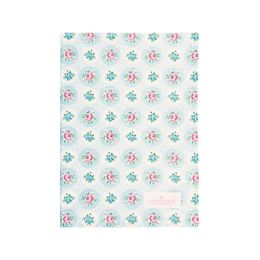 GreenGate Geschirrtuch ELLE PALE BLUE Blau mit Blumen | Gr.: onesize
