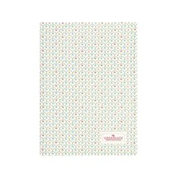 GreenGate Geschirrtuch HELLA Wei&szlig; mit Blumen Muster | Gr.: onesize