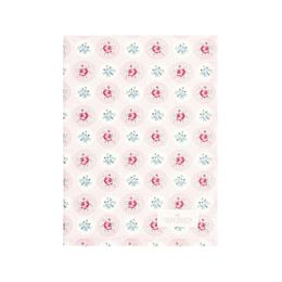 GreenGate Geschirrtuch ELLE PALE PINK Rosa mit Blumen | Gr.: onesize
