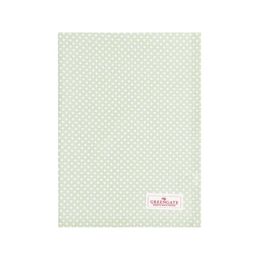 GreenGate Geschirrtuch DOTTY PALE GRENN Gr&uuml;n mit wei&szlig;en Punkten | Gr.: onesize