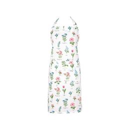 GreenGate Sch&uuml;rze AGNES Wei&szlig; mit Blumen | Gr.: onesize
