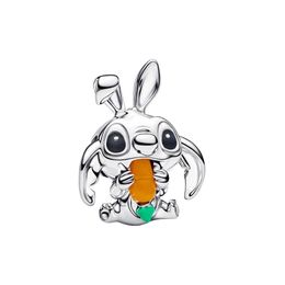 Pandora Charm 925 Silber Disney Stitch Osterhase | Gr.: onesize