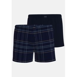 Ceceba Boxershort 2Er Pack Dundee in blau-mittel-Karo | Gr.: XL