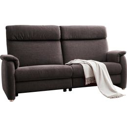 2-Sitzer Home Affaire "Turin", grau (stone), B:155cm H:107cm T:97cm, Sofas, mit motorischer Relaxfunktion, auch in Leder