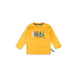 Sigikid Langarmshirt Blue & Bright in Orange | Gr.: 122