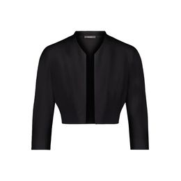 Vera Mont Bolero-Jacke figurbetont in Schwarz | Gr.: 46