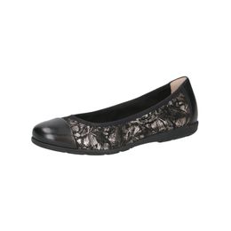 Caprice Ballerina in BLACK/GUNMETAL | Gr.: 40