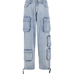 Urban Classics Cargo Trouser in new light blue washed | Gr.: 36