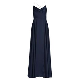 Vera Mont Abendkleid mit Wasserfallausschnitt in Night Sky | Gr.: 38