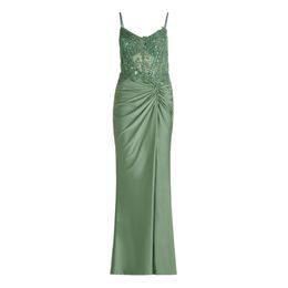 Vera Mont Abendkleid mit Stickerei in Foggy Green | Gr.: 32