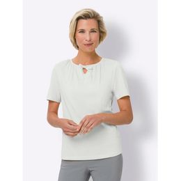 Sieh an! Kurzarm-Shirt in wei&szlig; | Gr.: 48